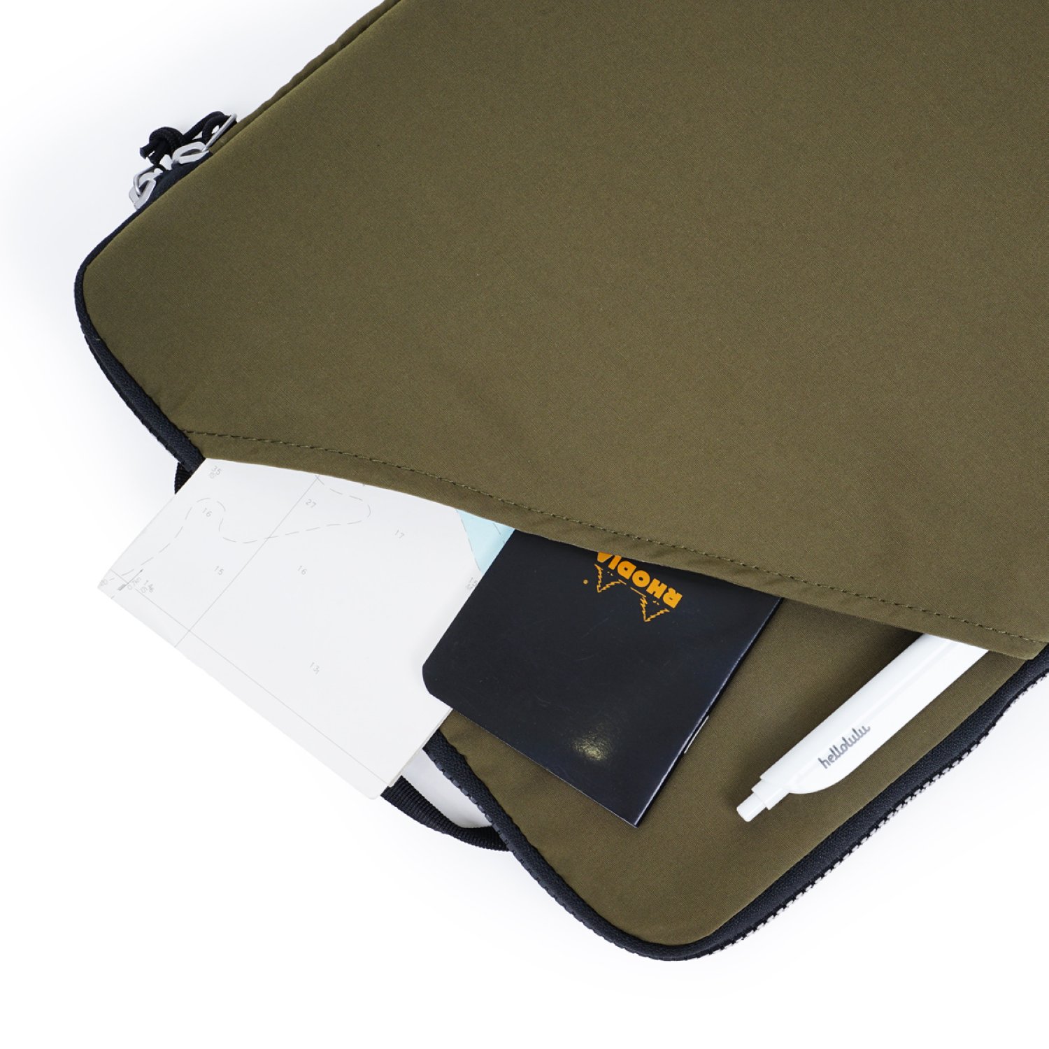 Hellolulu Eilif 3-Way Sleeve Case 16 inch Recycled (Avocado) - Hellolulu Singapore