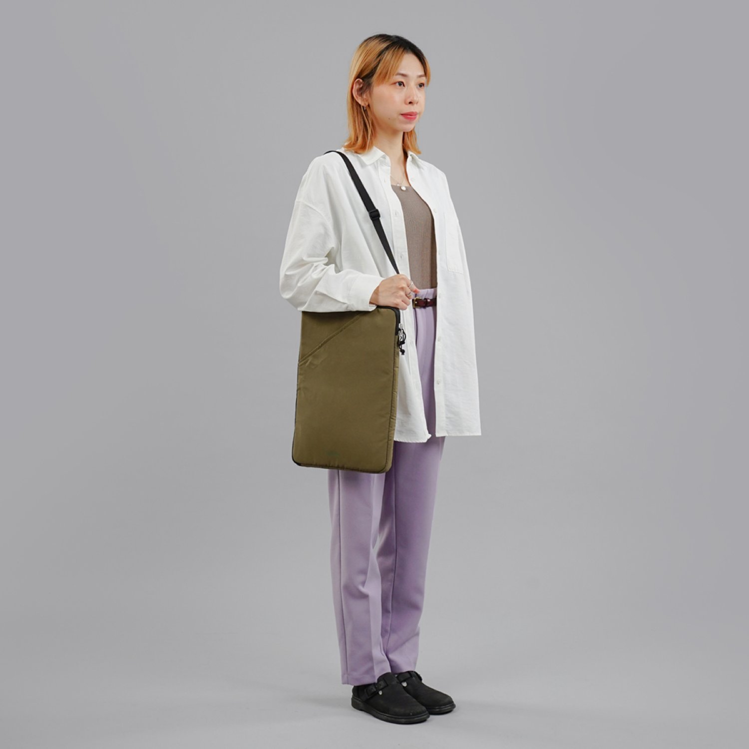 Hellolulu Eilif 3-Way Sleeve Case 16 inch Recycled (Avocado) - Hellolulu Singapore