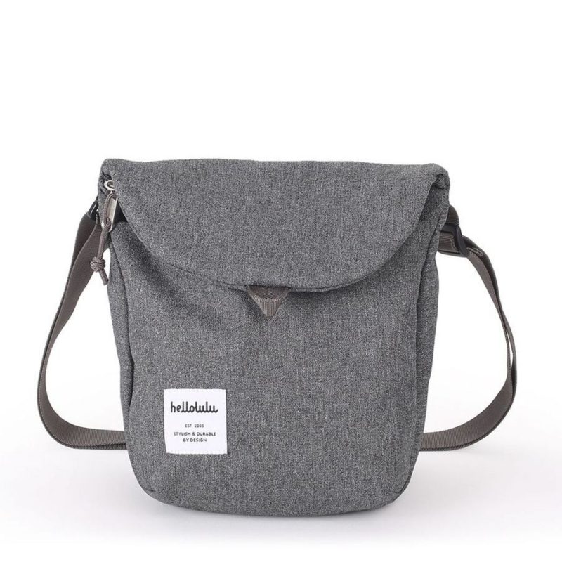 Hellolulu Elvin All Day Shoulder Bag (Charcoal) - Hellolulu Singapore