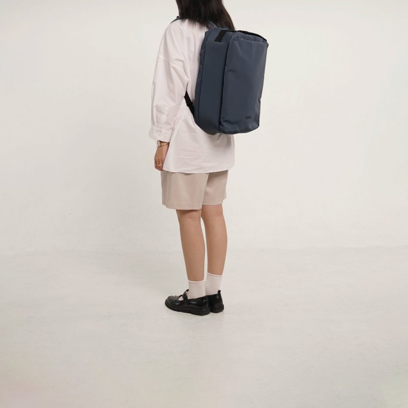 Hellolulu Kell 3-Way Briefpack Recycled (Blue Gray) - Hellolulu Singapore