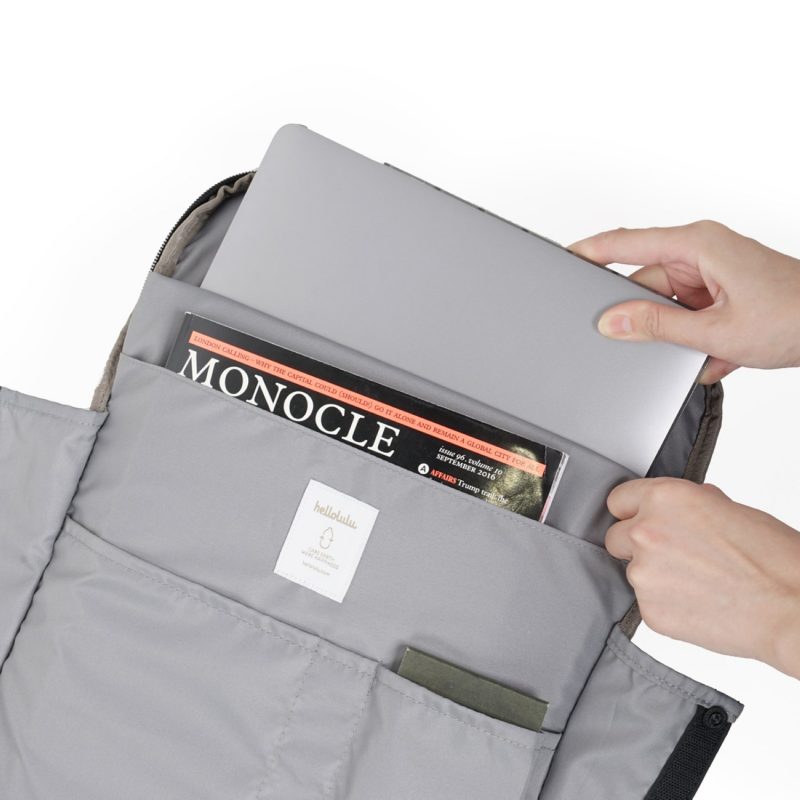 Hellolulu Kell 3-Way Briefpack Recycled (Blue Gray) - Hellolulu Singapore